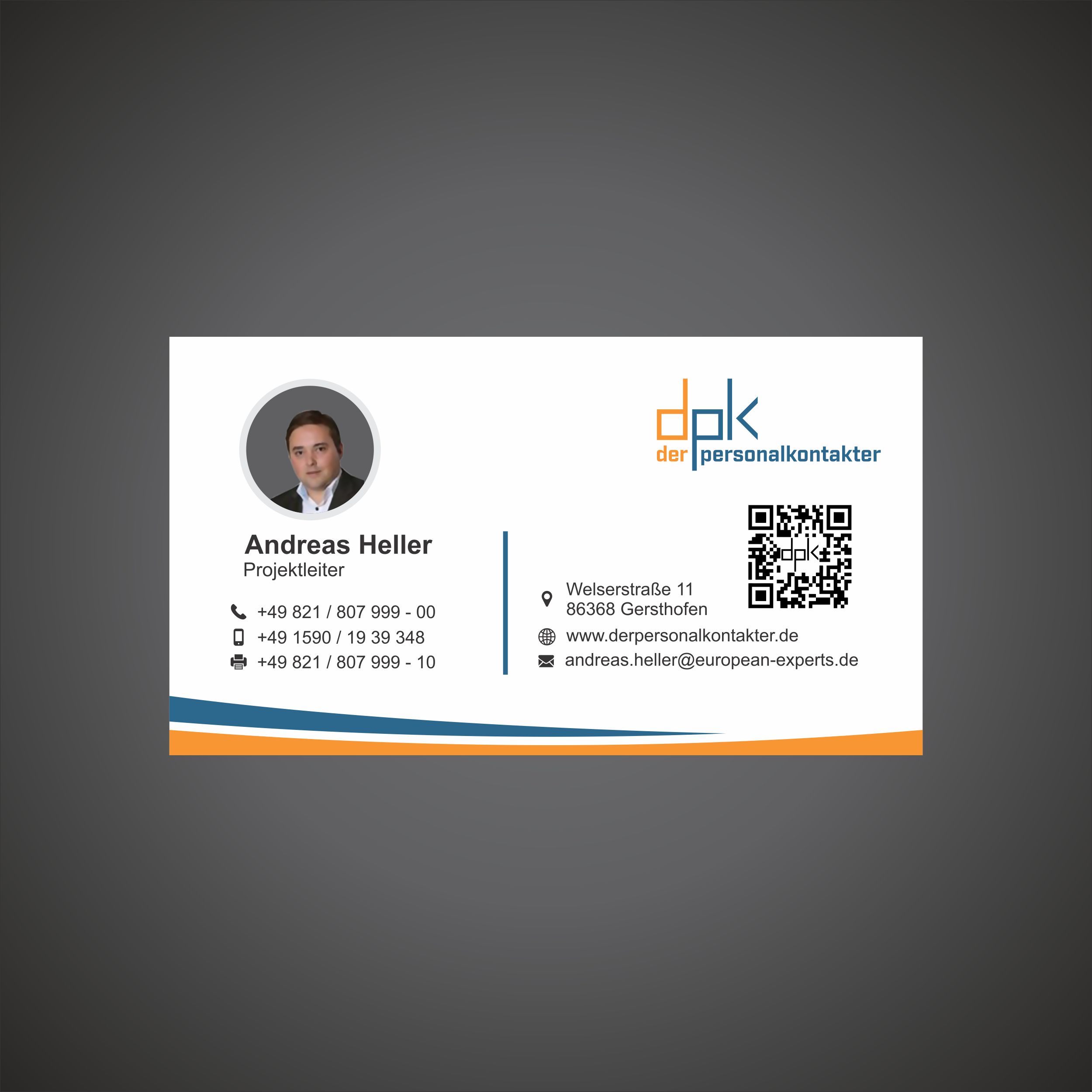 Visitenkarten-Design für Personaldienstleistungen » Visitenkarten ...