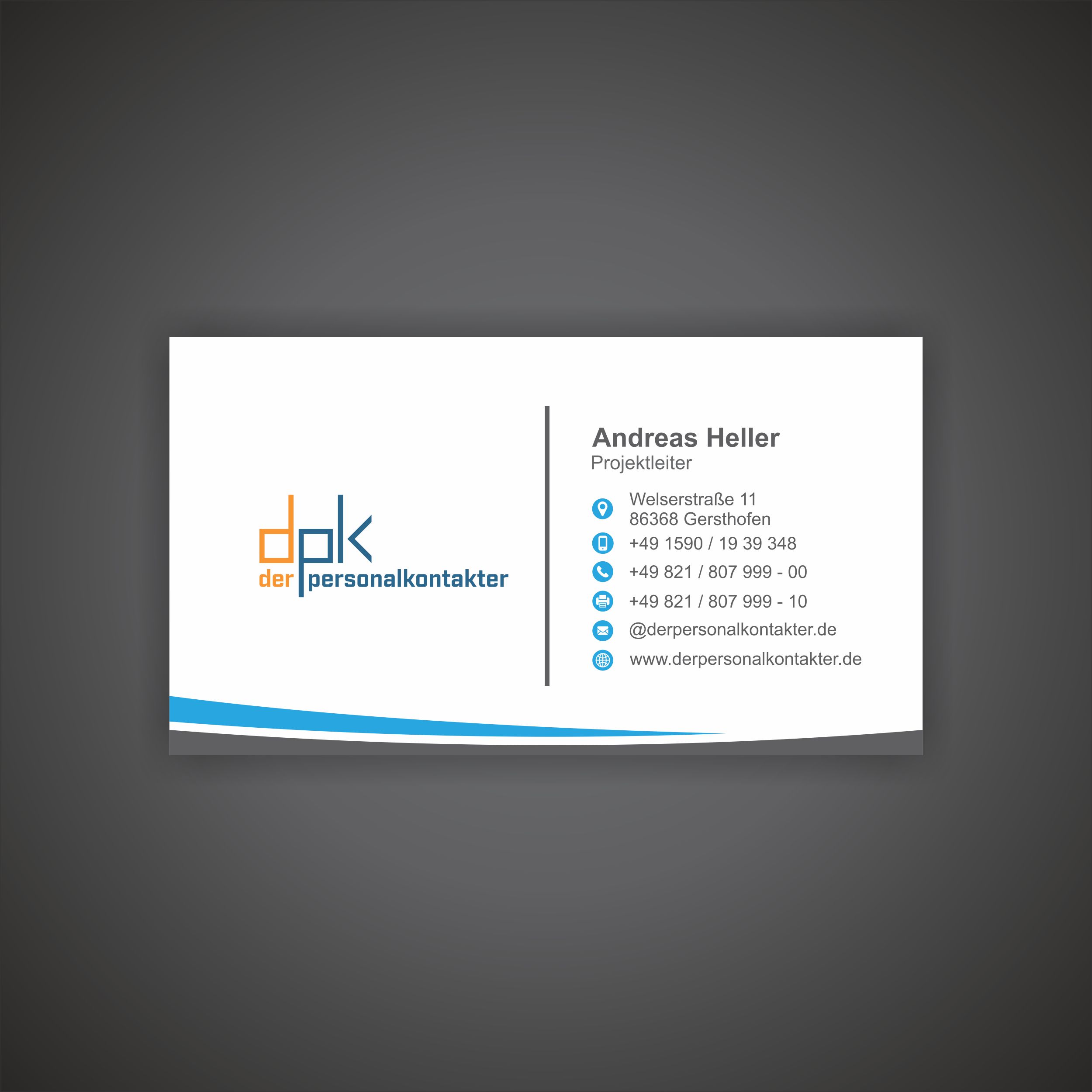 Visitenkarten-Design für Personaldienstleistungen » Visitenkarten ...