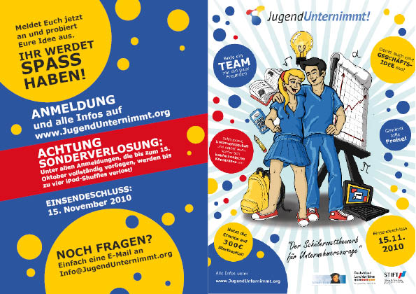 Schülerwettbewerb JugendUnternimmt sucht Plakat .. » Flyer-Design ...